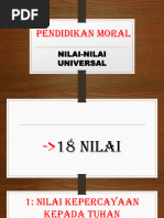 18 Nilai Universal | PDF