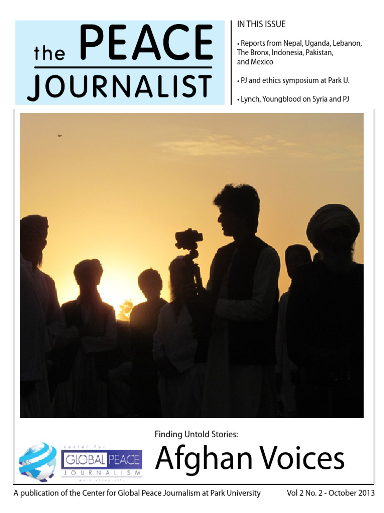 2013 10 The Peace Journalist | PDF | Bashar Al Assad | Journalism