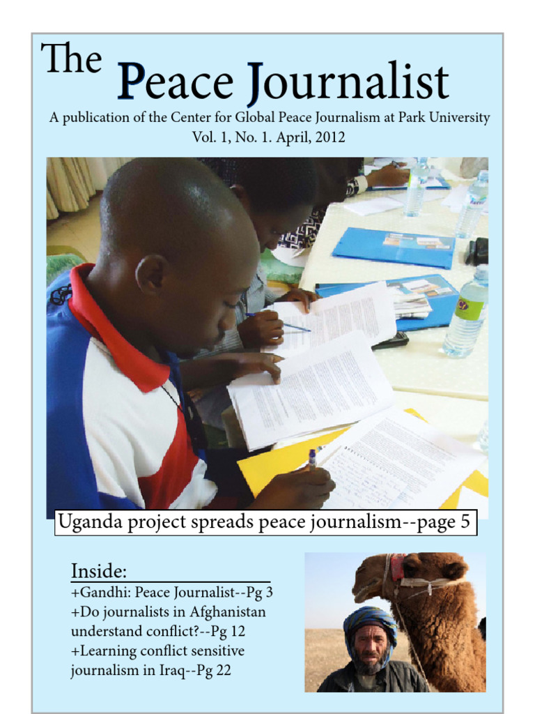 2012 04 The Peace Journalist | PDF | Mahatma Gandhi | Journalism