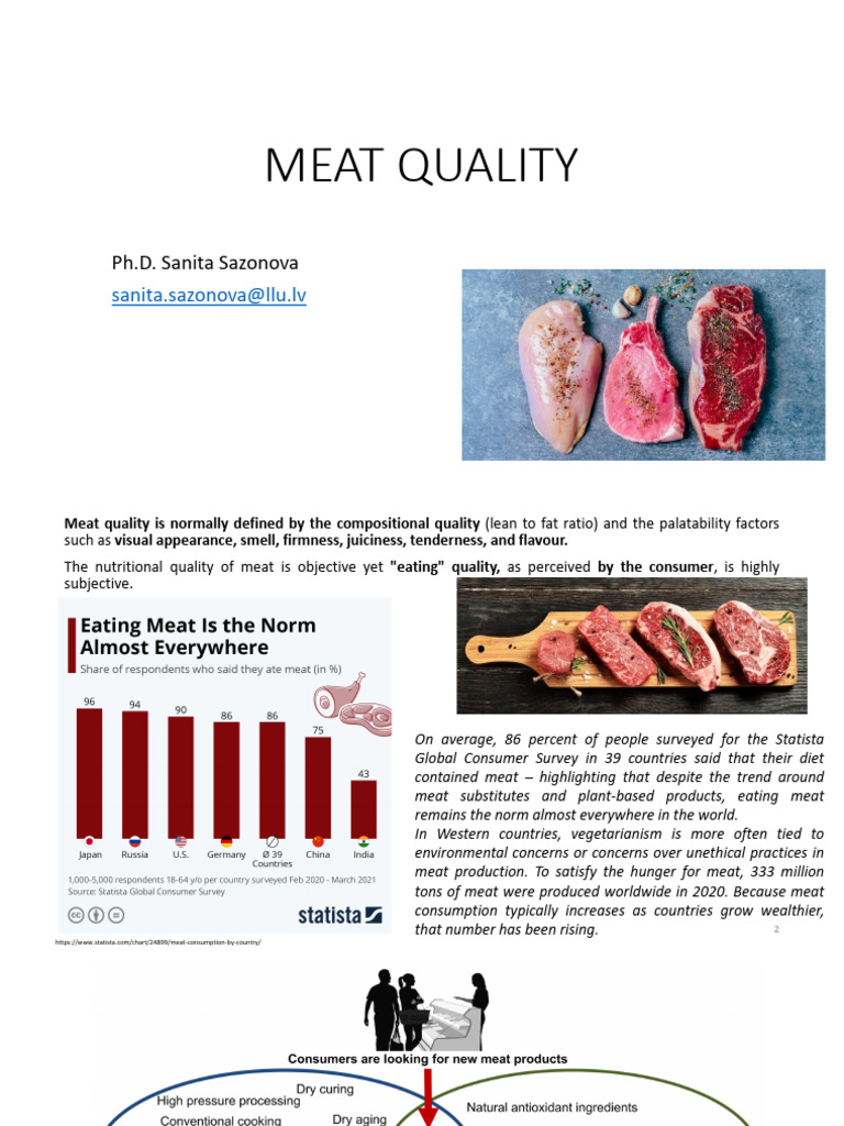 Meat Sensory Quality - 2021 | PDF | Meat | Food Industry