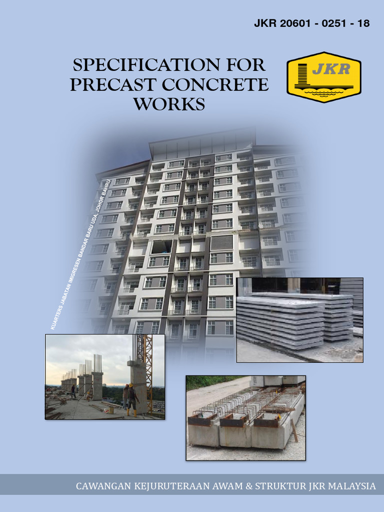 Specification For Precast Concrete Works | PDF | Concrete | Construction