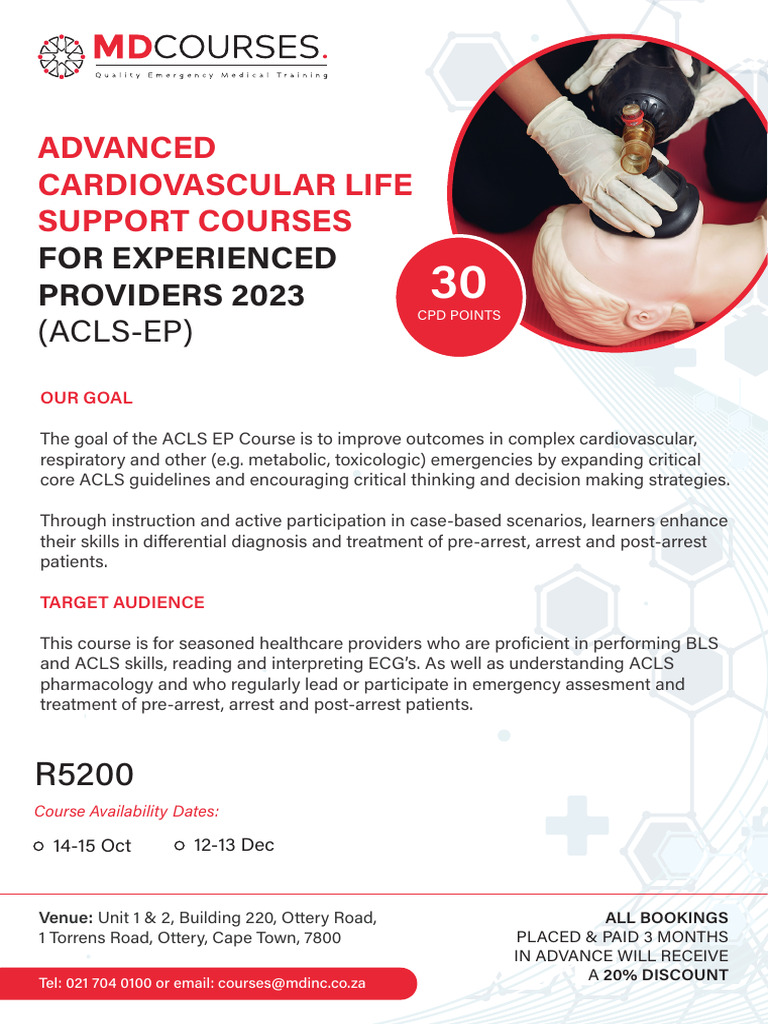 ACLS-EP Flyer 2023pdf | PDF