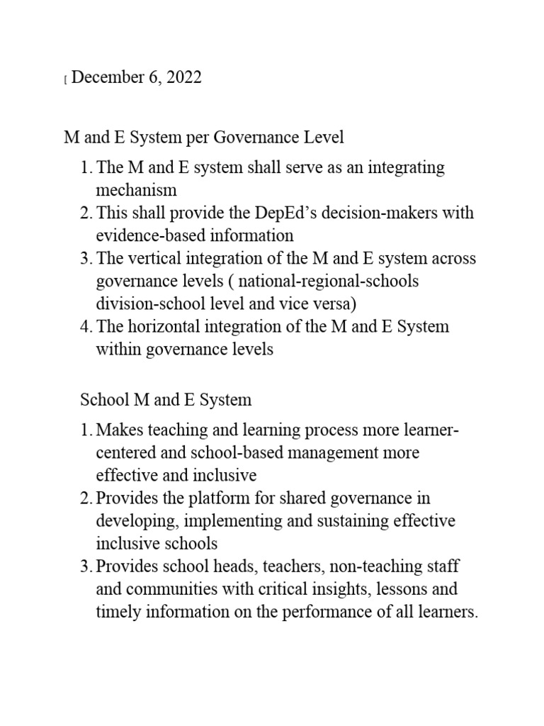 M and E Seminar 2022 | PDF | Data Analysis | Information