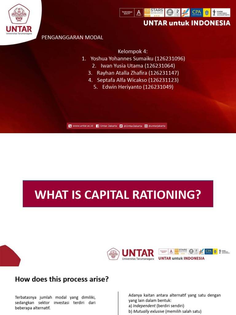 Penganggaran Modal | PDF