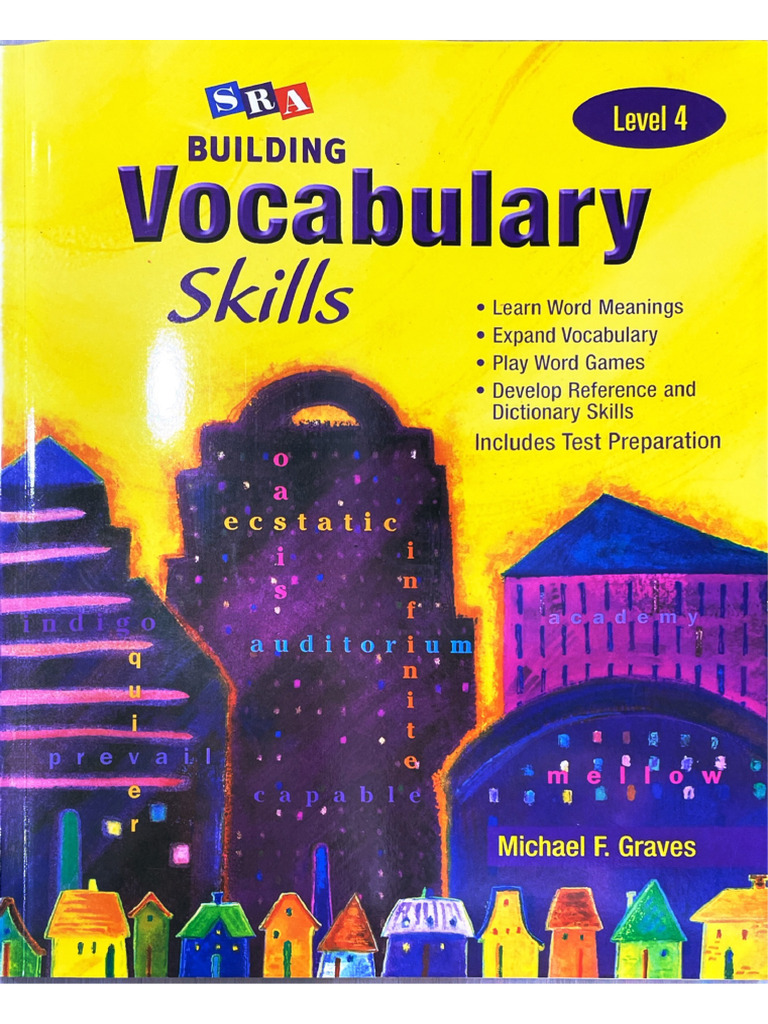 SRA Building Vocabulary Skill Level 4 | PDF