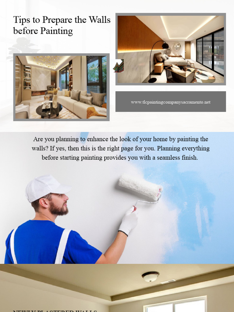 Tips To Prepare The Walls Before Painting | PDF