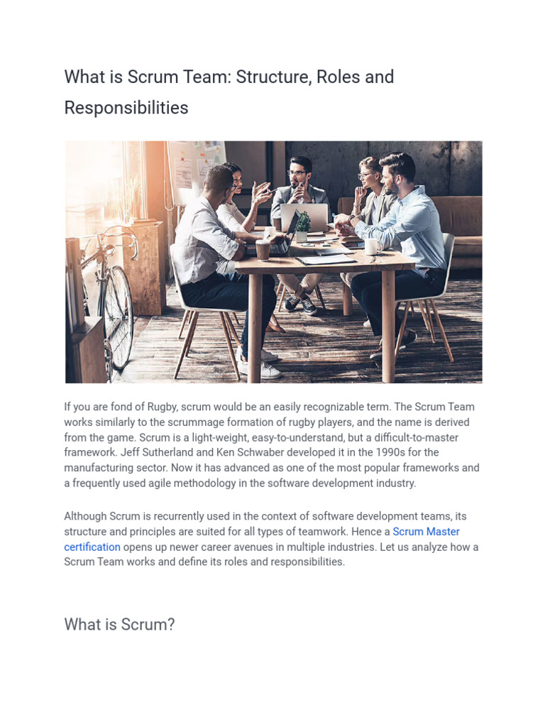 2739 GUI What Is Scrum Team Structure, Roles and Responsibilities ...