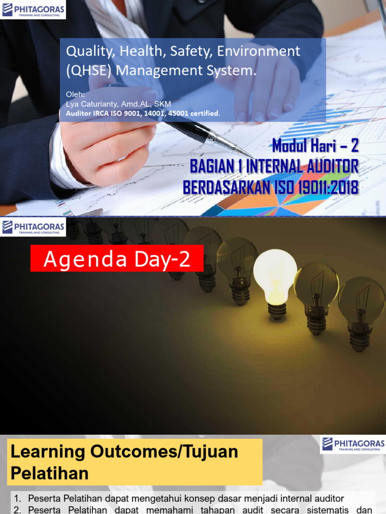 Training - Internal Auditor ISO 9001 - 14001 - 45001 - Modul 1 | PDF