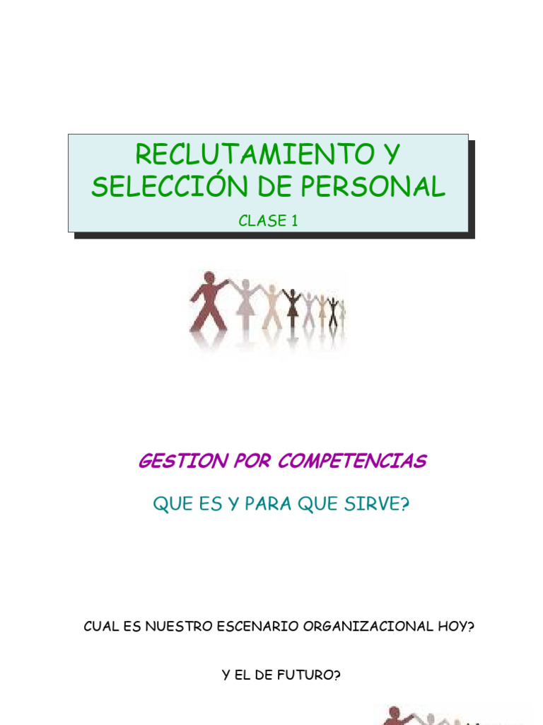 Gestión de RRHH por Competencias | PDF | Gestión de recursos humanos | Business