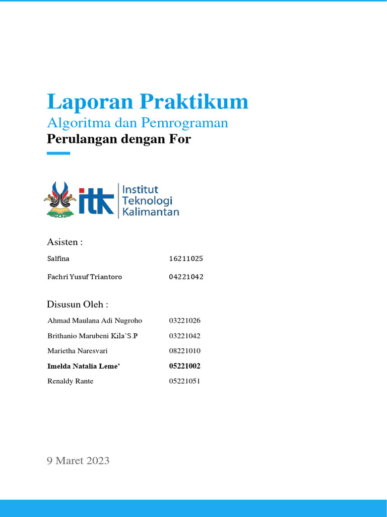 Imelda Natalia Leme - 05221002 - LP5 | PDF