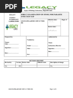 Sysmex XN-550 SOP Guide | PDF | Vertebrates | Medical Specialties