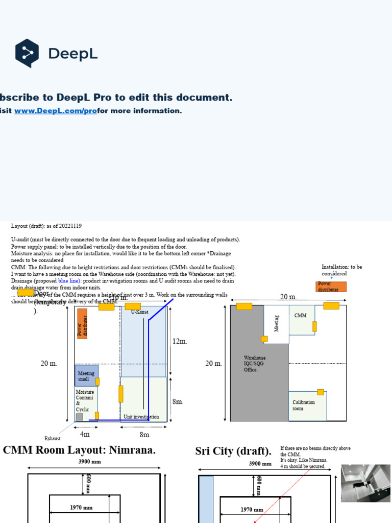 FG QC Room - 20221118 en-GB | PDF | Manufactured Goods | Civil Engineering