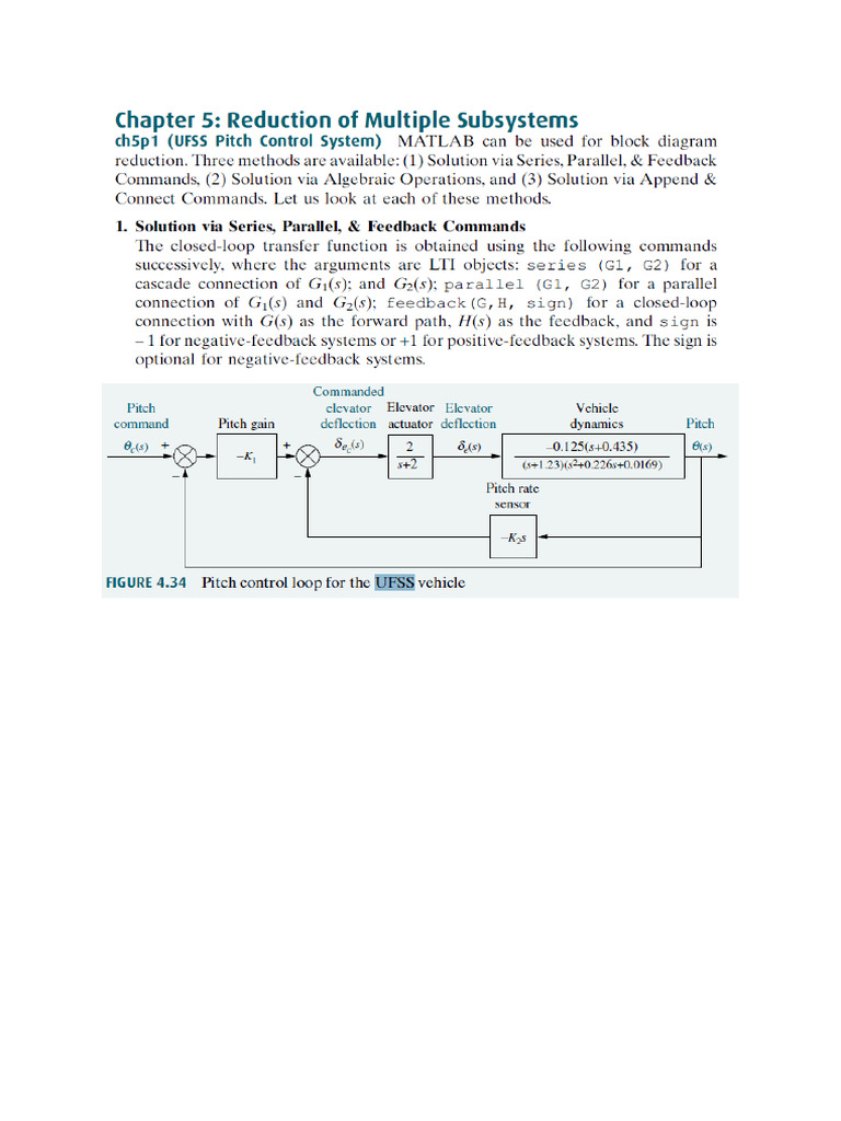 Block Diagram Reduction | PDF