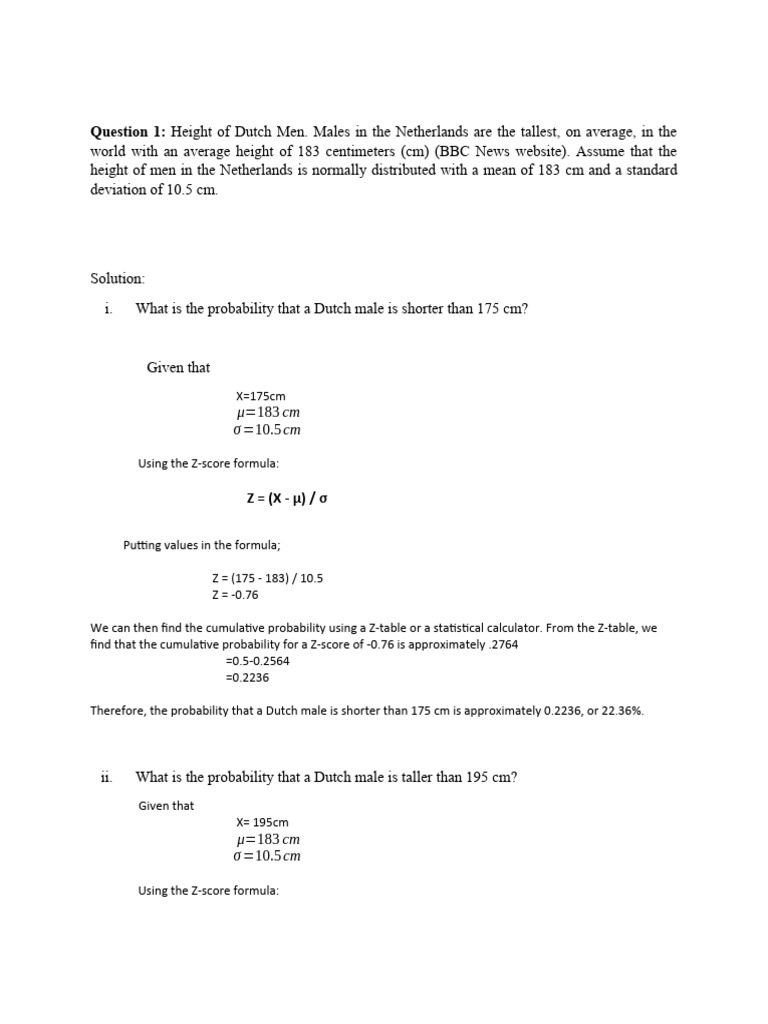 Statistics Assignment Pdf Sample Size Determination Errors And Residuals