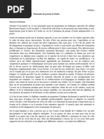 Exemple Lettre Explicative | PDF