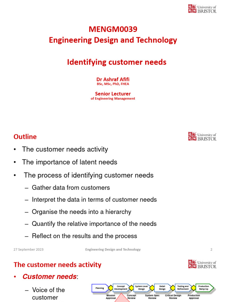 Identifying Customer Needs Pdf Thermostat Focus Group