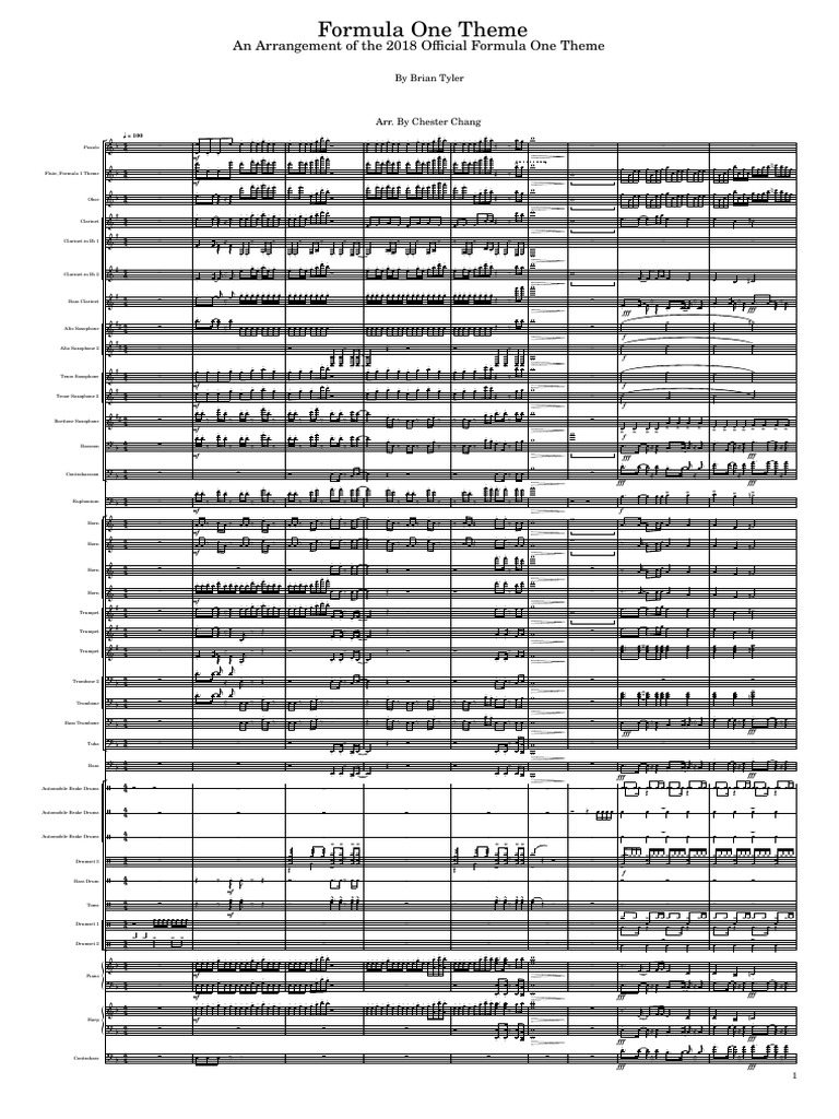 Formula One Theme | PDF