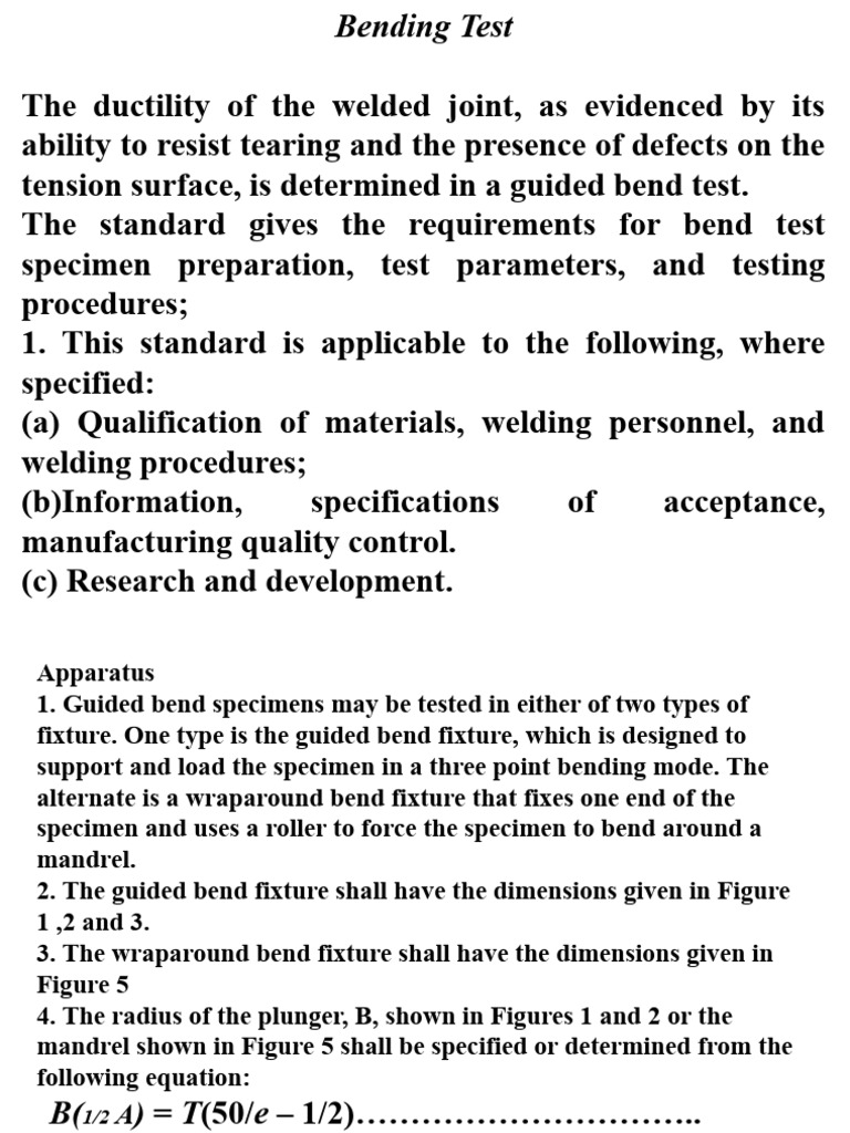 Bending Test | PDF | Welding | Construction