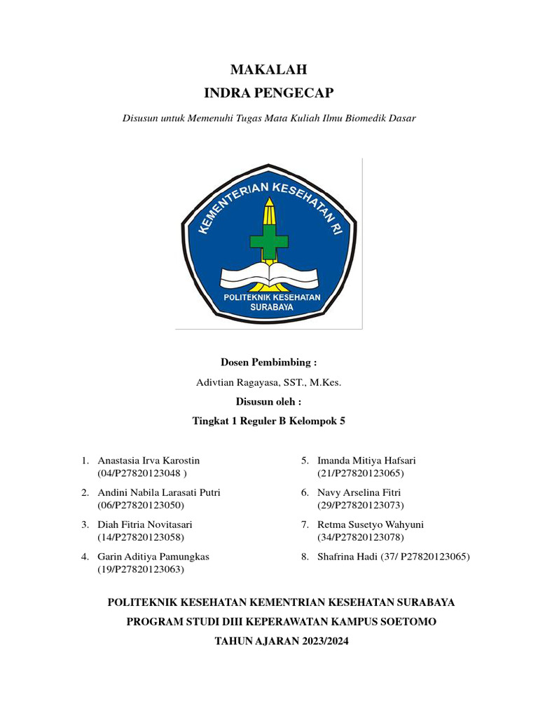 Fungsi dan Mekanisme Indra Pengecap | PDF