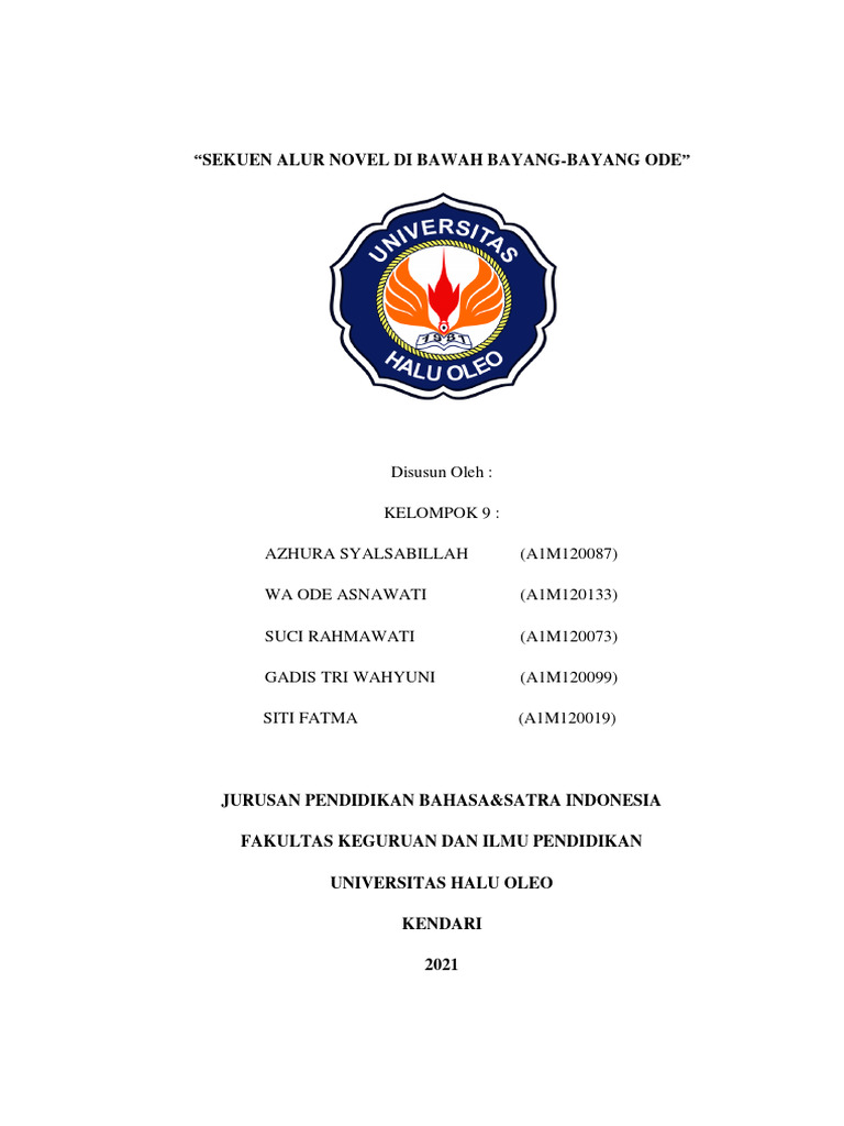 Sekuen Alur Novel Di Bawah Bayang-Bayang Ode | PDF