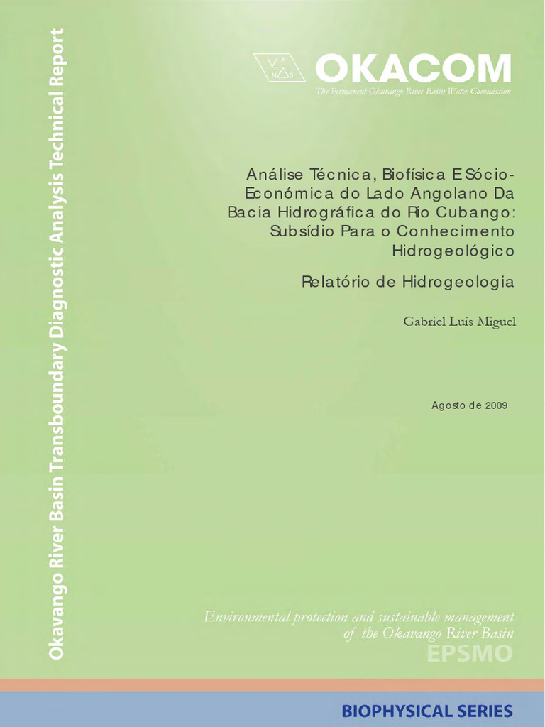 Hidrogeologia Do Rio Cubango-Bacia Do Okavango | PDF | Bacia ...