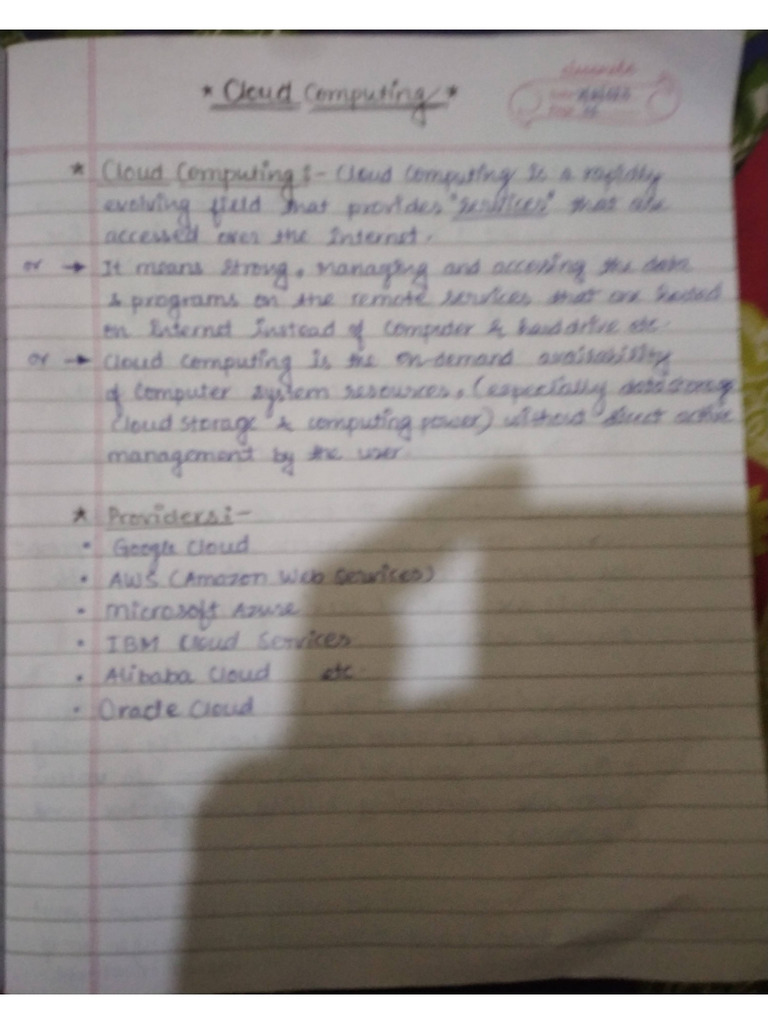 CC - Notes - by SANDEEP | PDF