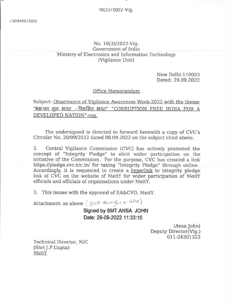 CVC Pledge by Citizens | PDF