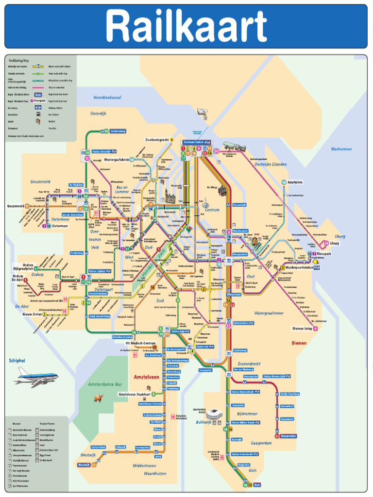 Mapa Metro Amsterdam | PDF