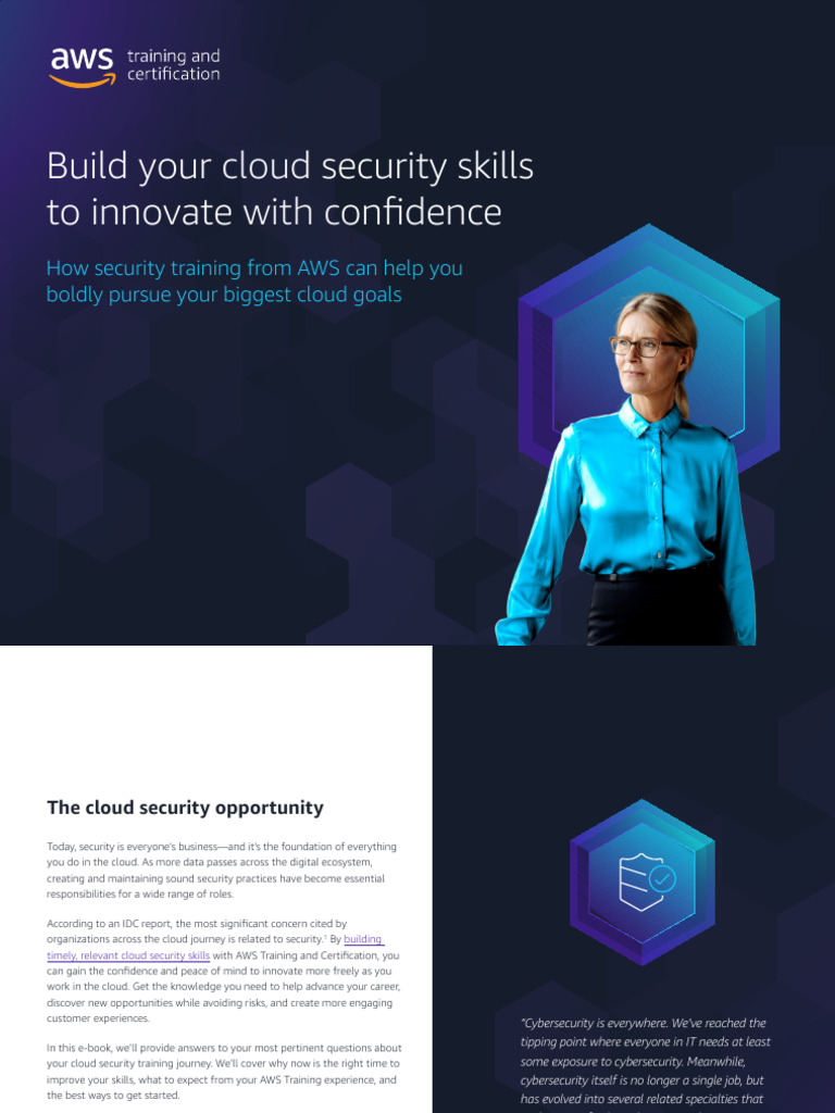 Aws TC Security B2i Ebook | PDF | Cloud Computing | Amazon Web Services