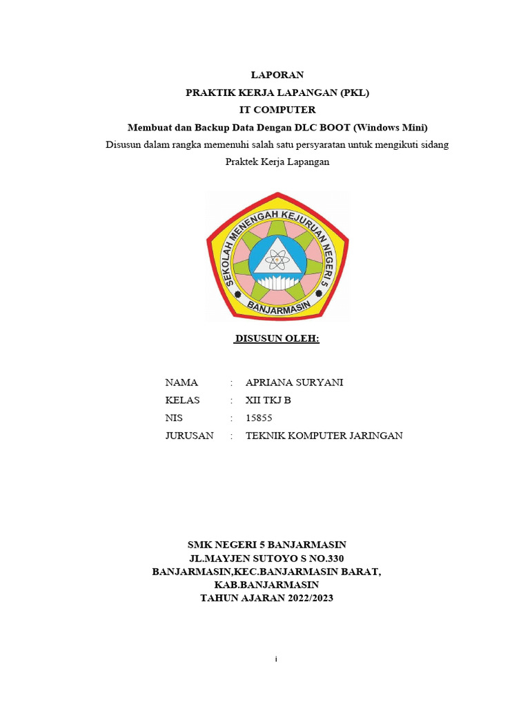 Laporan Magang IT Computer | PDF