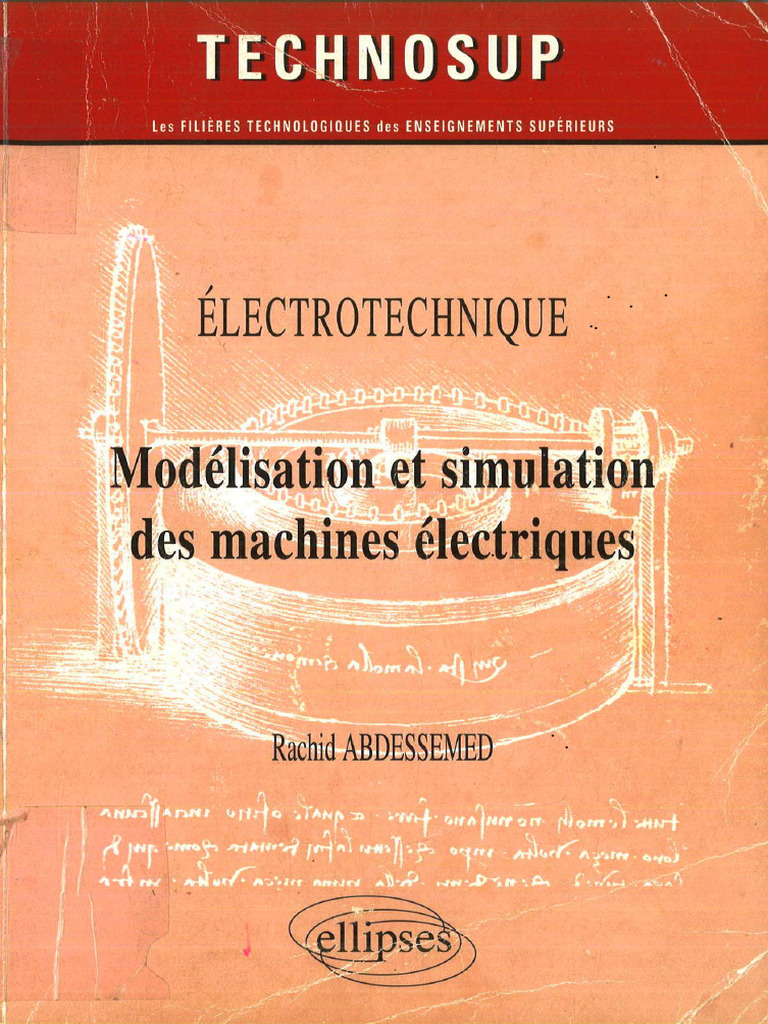 Modelisation Et Simulation Des Machines Electriques | PDF