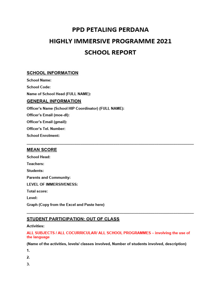 Highly Immersive Programme 2021 School Report Phase One 2021 | PDF | Computing