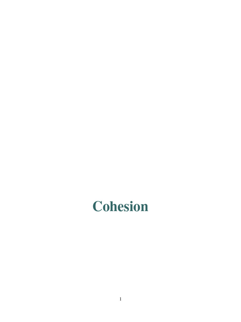 Writting Tips-Cohesion | PDF | Oral Hygiene | Dentistry
