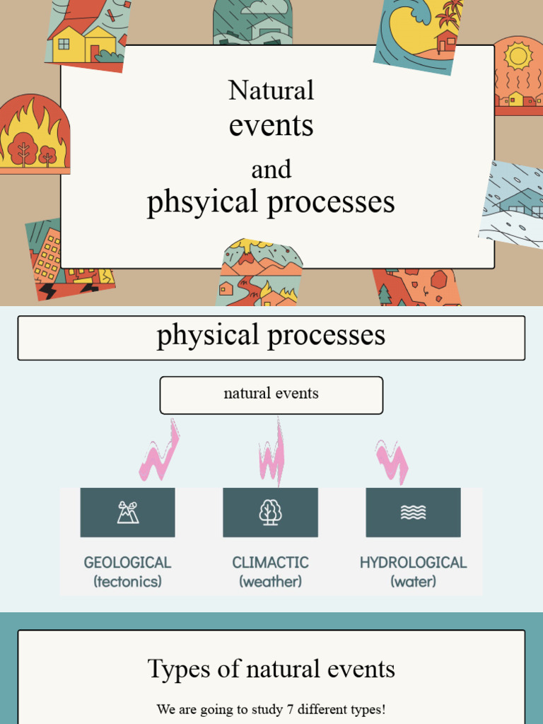 Natural Hazards and Disasters Earth Science Presentation in Colorful ...