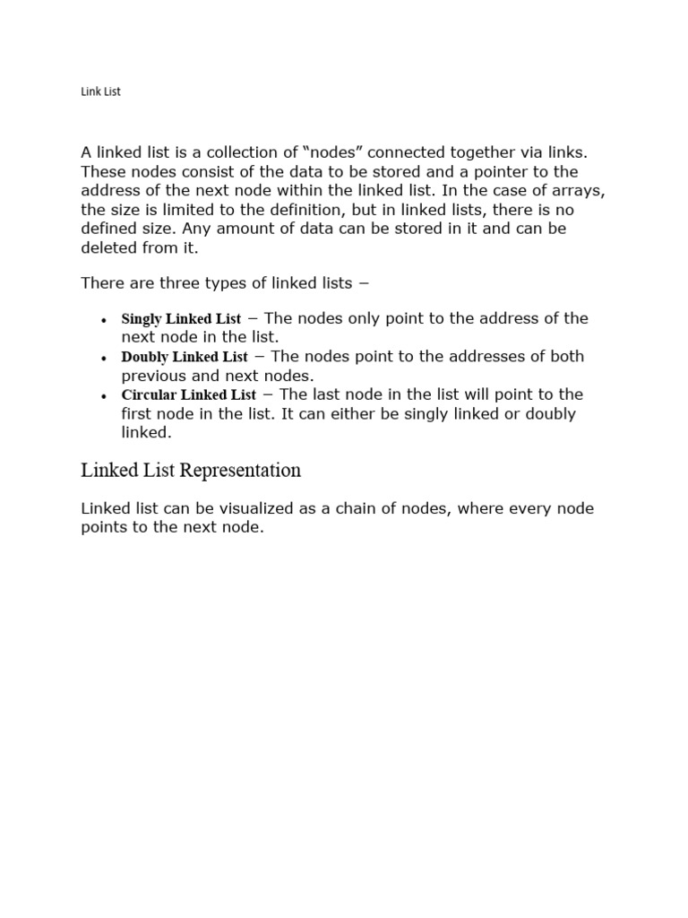 Link List Data Structure | PDF | Software Engineering | Computing