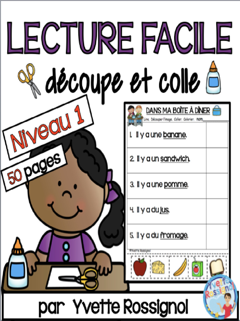 Lecture Facile - Découpe Et Colle | PDF | Arts du langage et discipline