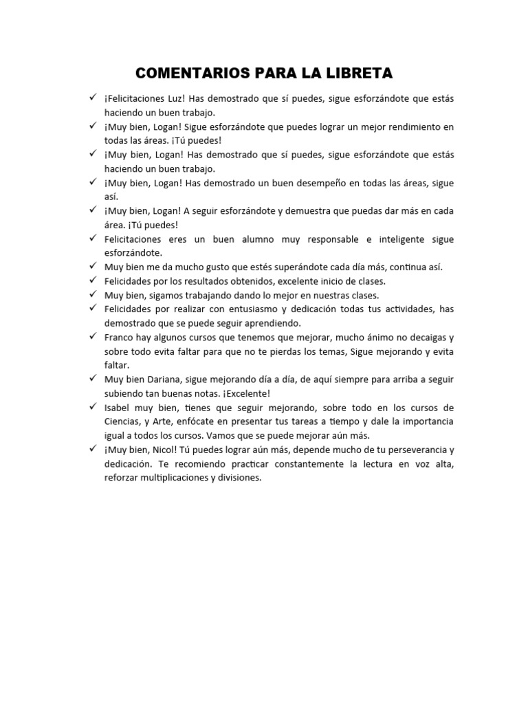 Comentarios para La Libreta-1 | PDF | Artes del Lenguaje y Comunicación ...