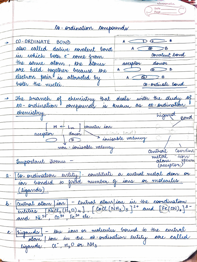 Coordination Compounds | PDF