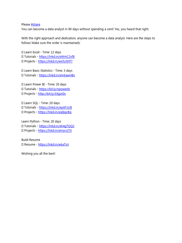 Data Analyst Program | PDF