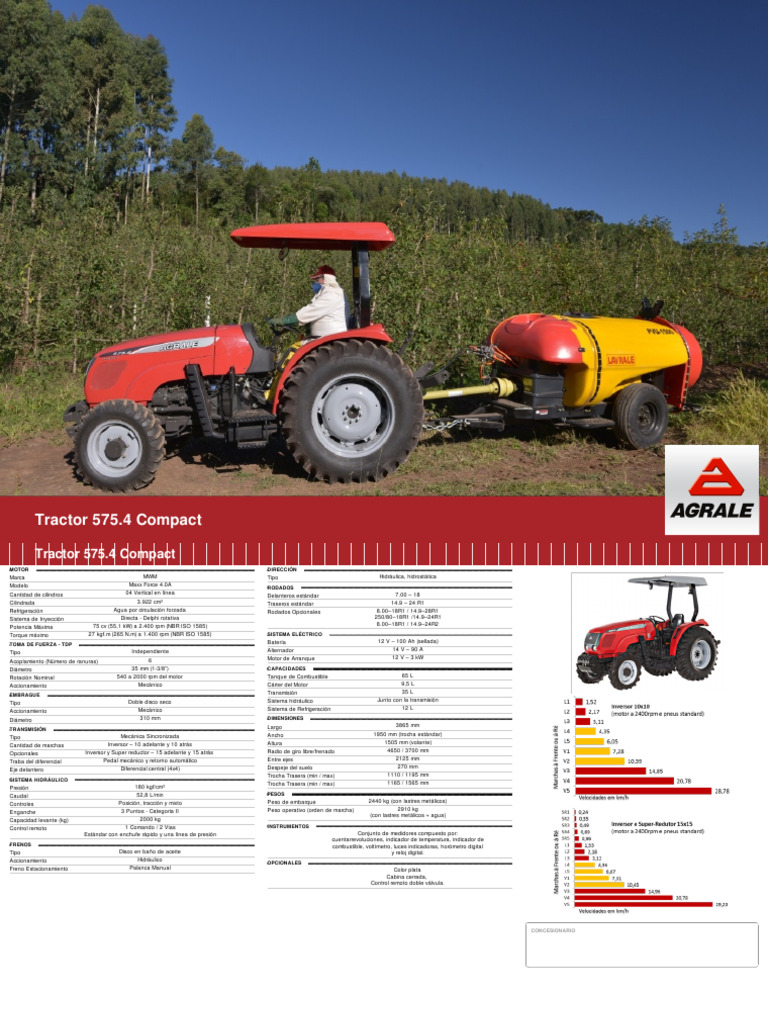 Tractor Agrale 575.4 Compact | PDF | Industria automotriz | Tecnología ...