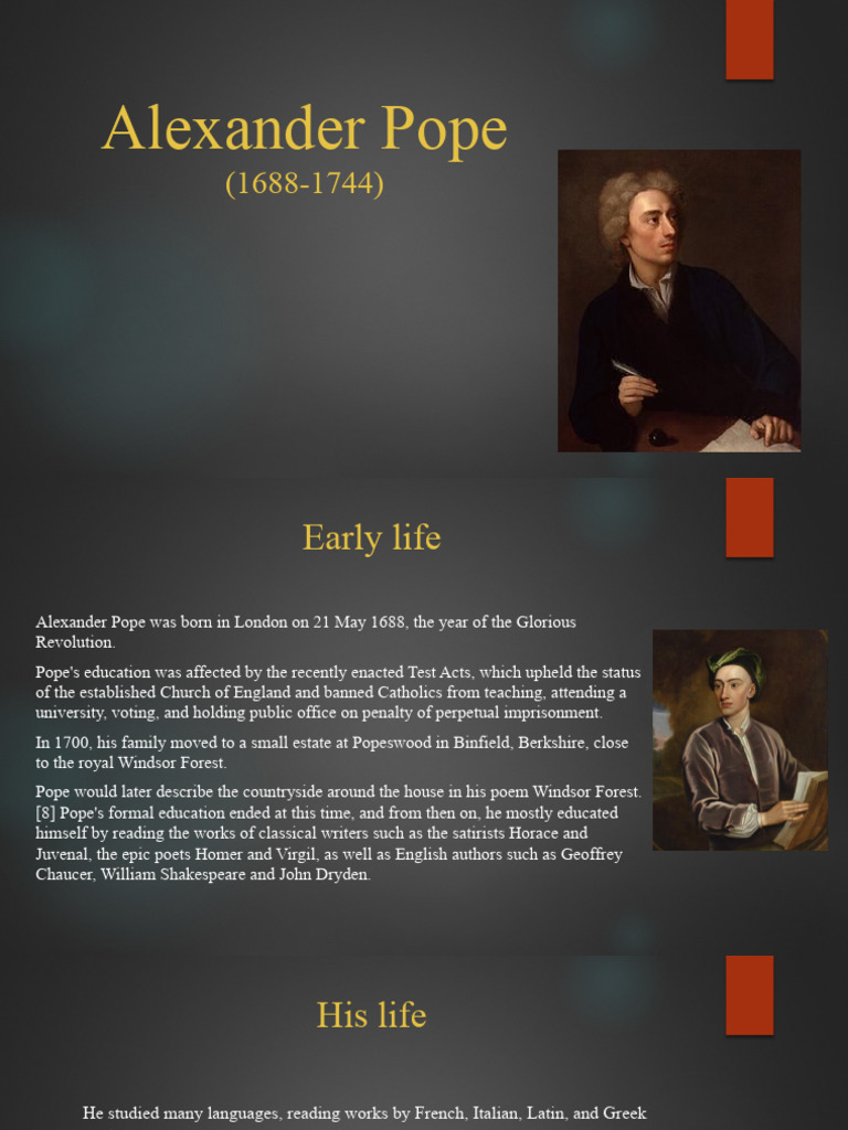 British Poetry | PDF | Alexander Pope