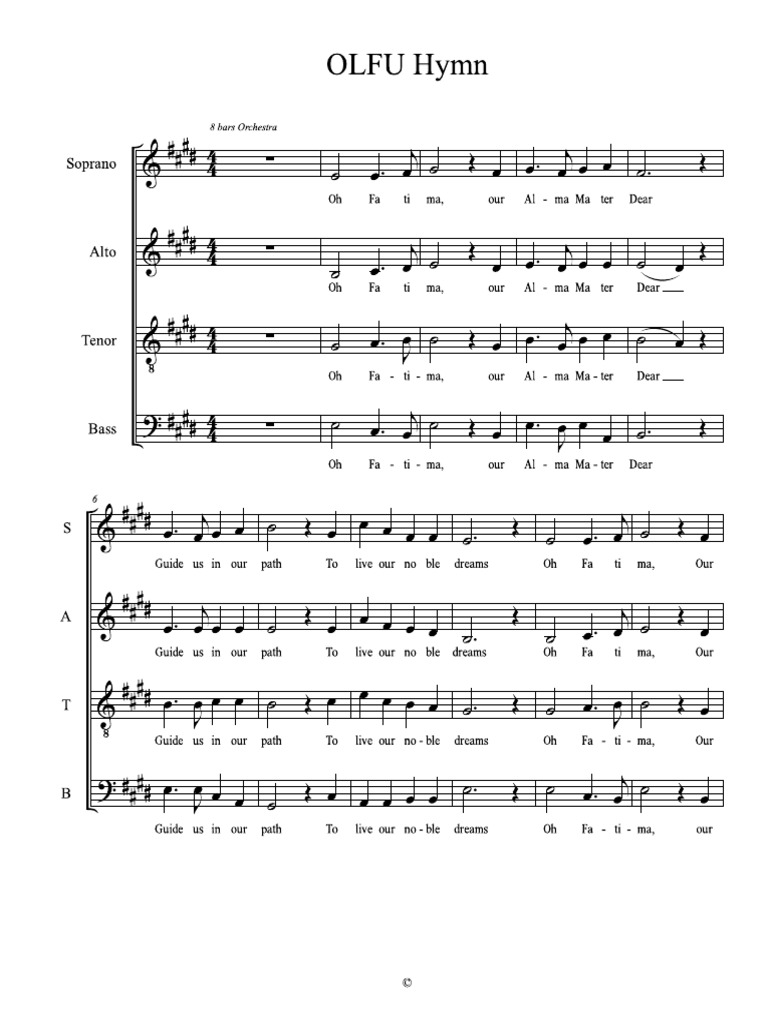 OLFU Hymn | PDF