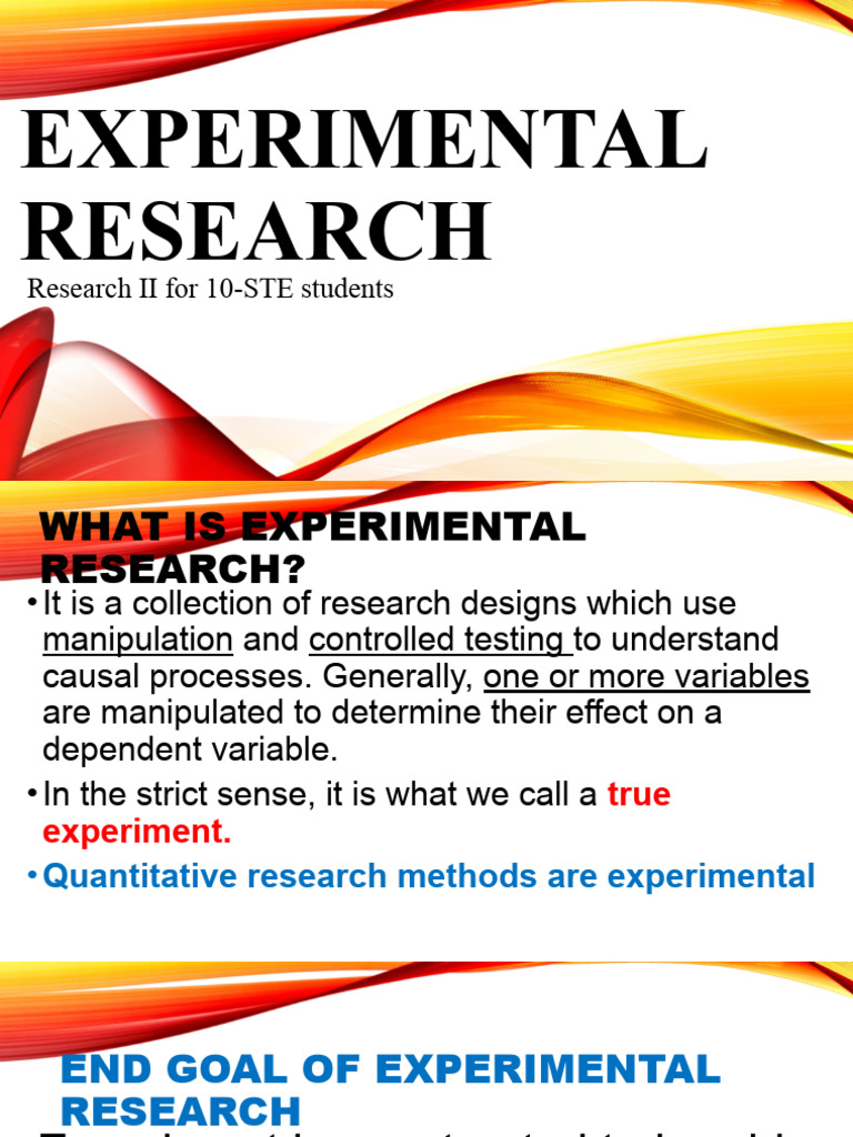 Writing The Problem of Study | PDF | Causality | Experiment