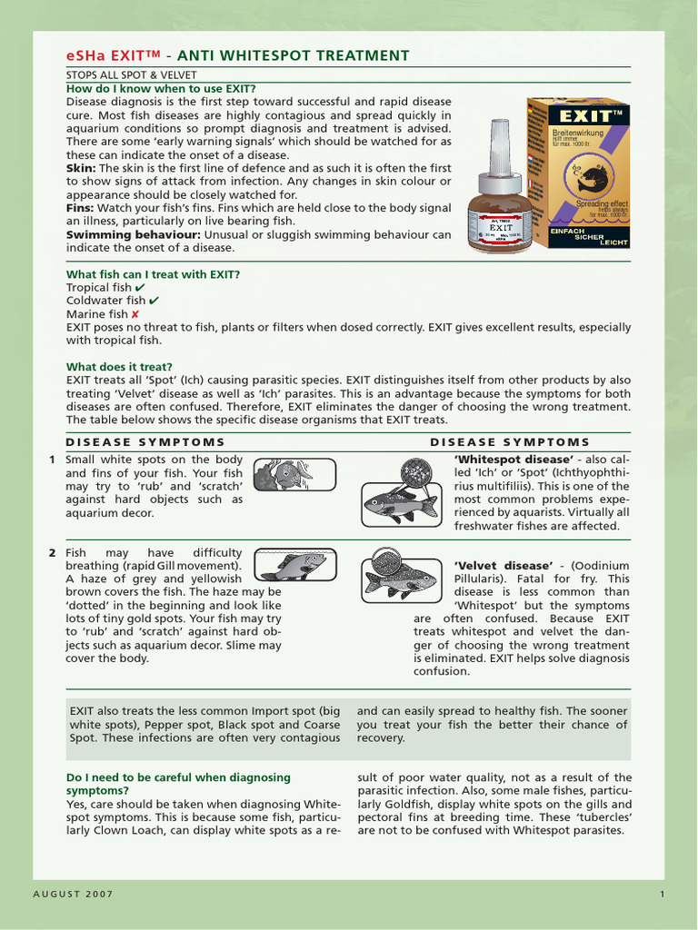 Extended Product Information Esha Exit | PDF | Volume | Dose (Biochemistry)