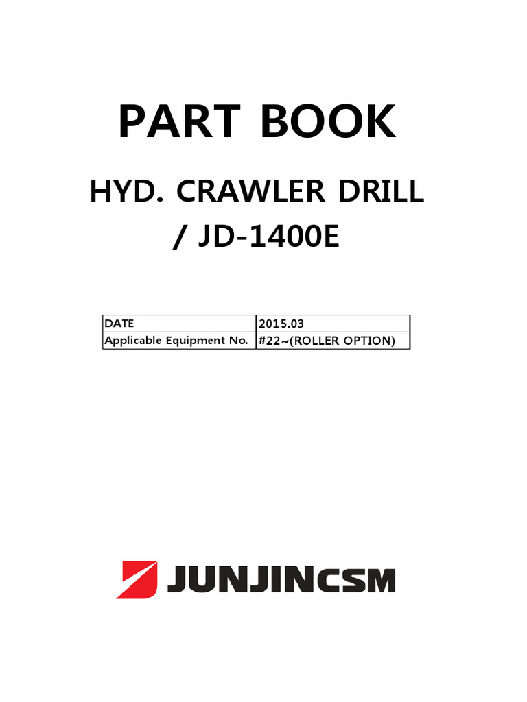 JD-1400E - YH135 Spare Part Book | PDF