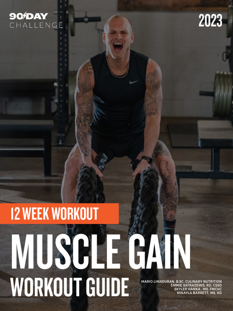 2023 - Trifecta Muscle Gain-12 Week Workout Guide-01-1 | PDF ...