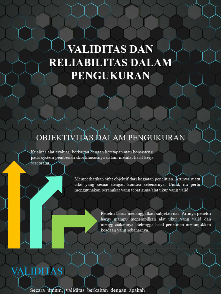 Validitas Dan Reliabilitas | PDF