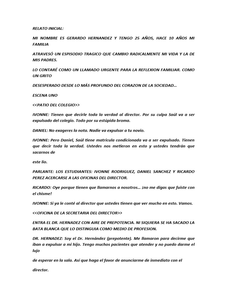 Comunicación Guion-1 | PDF