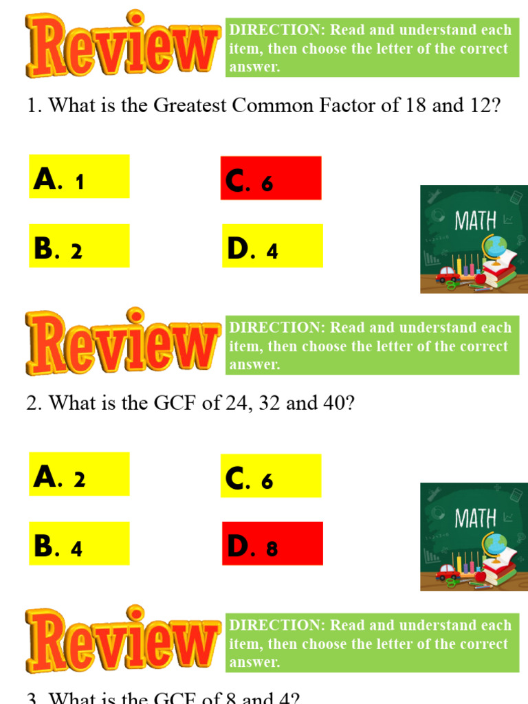 Q1 - MATH 8 - LESSON 1 FACTORING by GCMF | PDF | Factorization | Polynomial