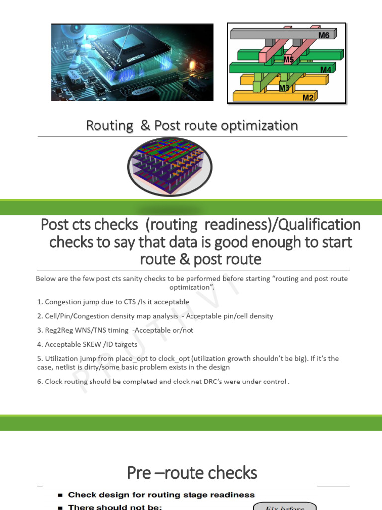 Routing and Post-Route Optimization Guide | PDF | Electricity | Electronics